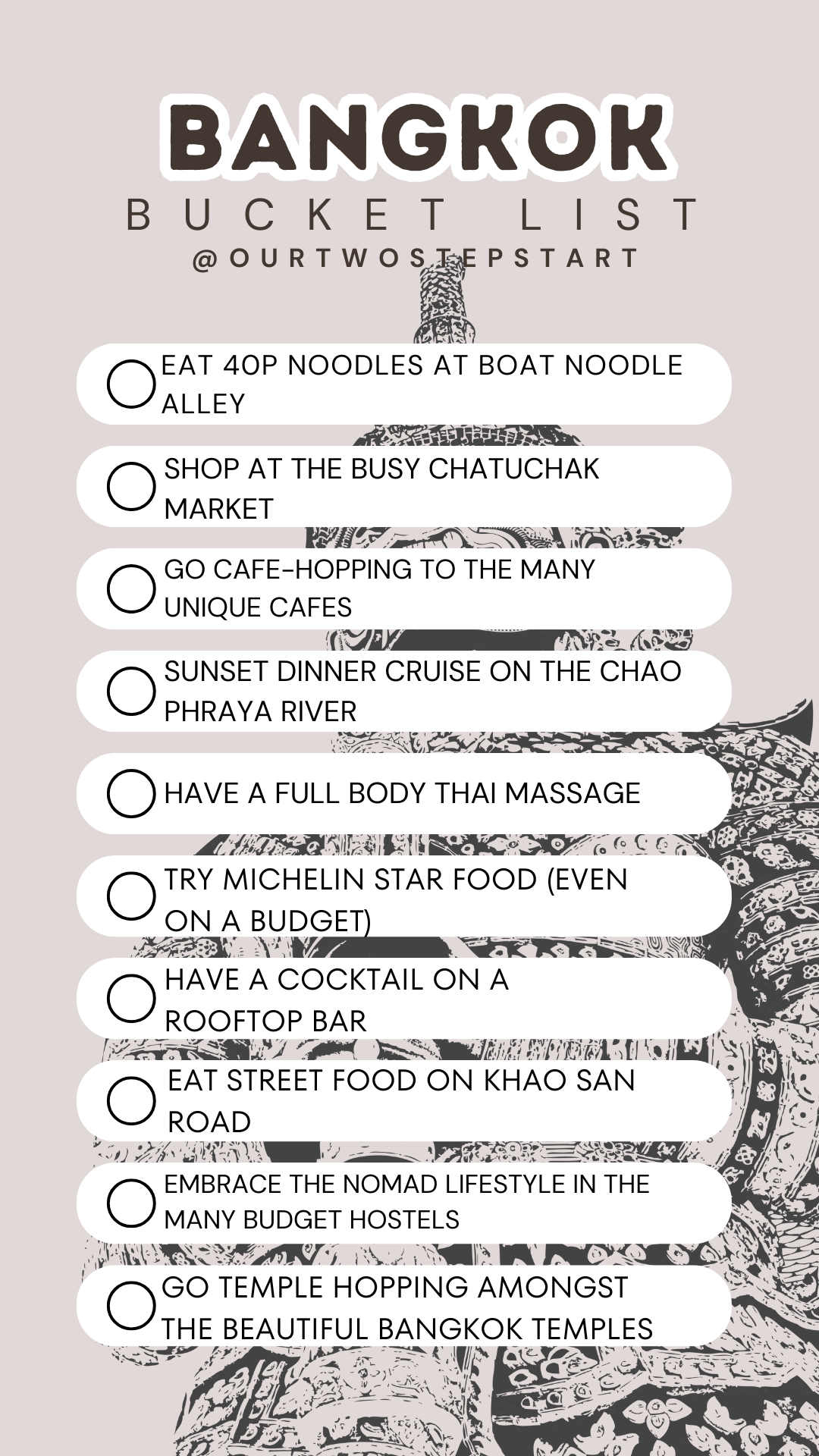 Bangkok Bucket List Travel Guide Checklist (2025) – Our Two Step Start