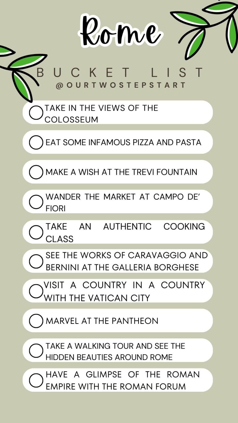 Rome Bucket List: Your Ultimate Bucket List Guide to Exploring Italy’s ...